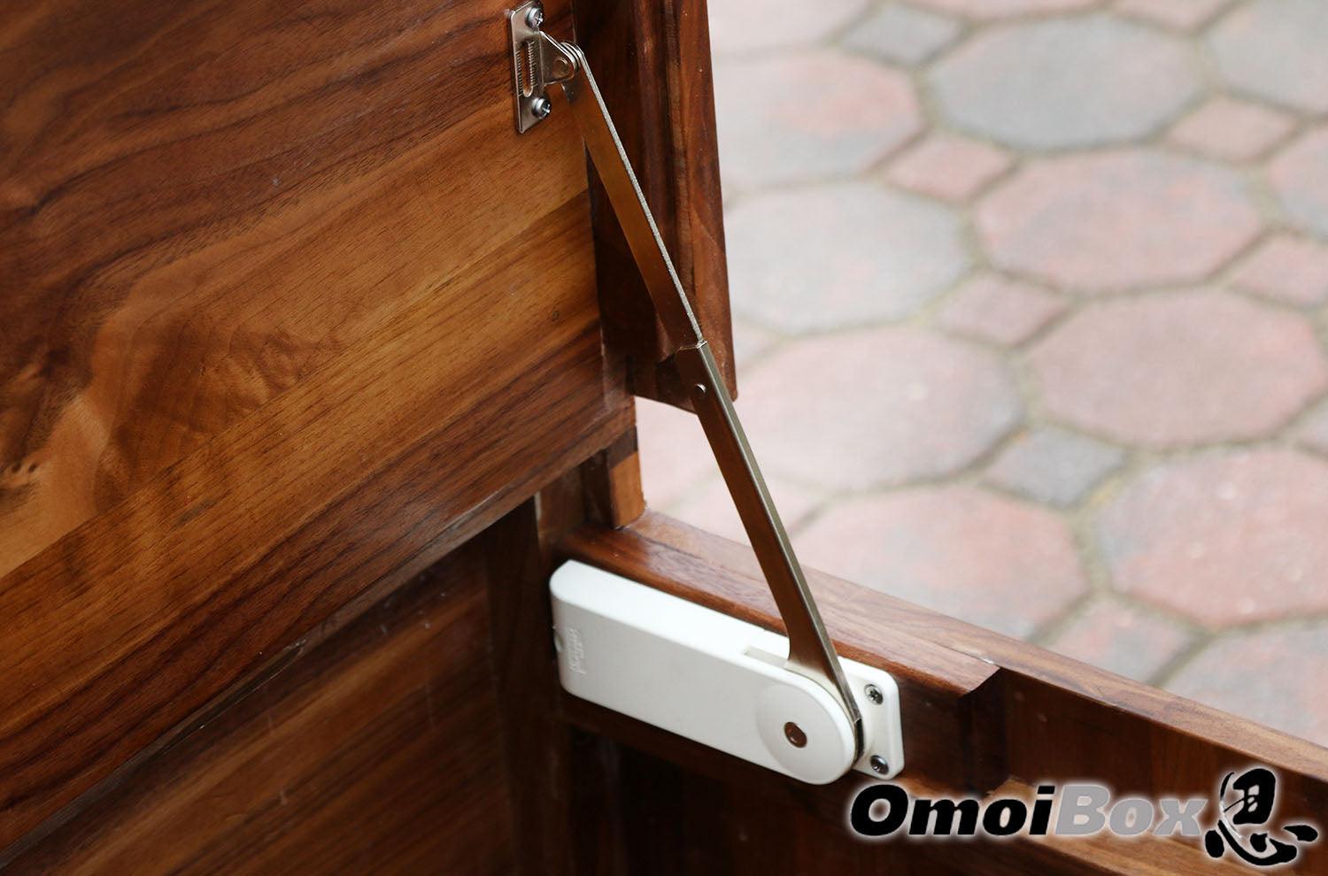 Walnut Wood Custom Storage Bench - Premium Quality | OMOIBOX – OmoiBox ...