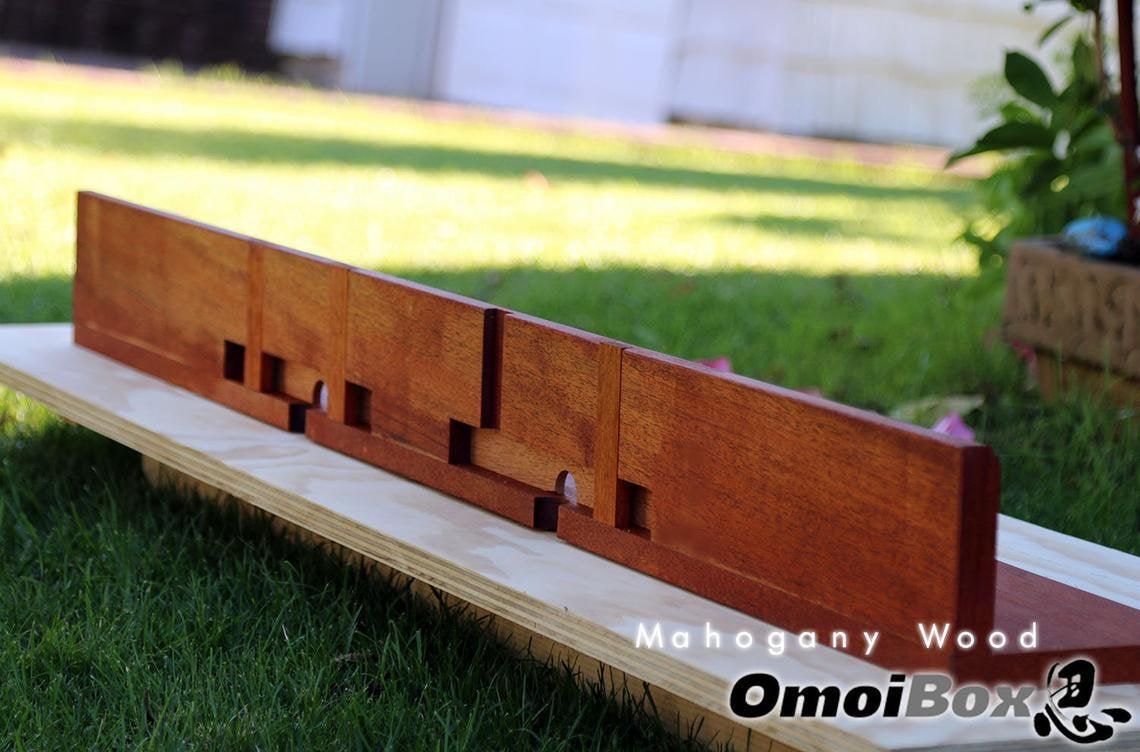 Mahogany Wood Floating Soundbar Shelf - Custom Size & Design – OmoiBox ...