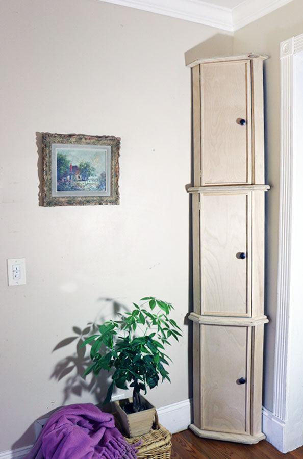 Custom Corner Cabinet (Designed by OmoiBox) – OmoiBox Visionary Creations