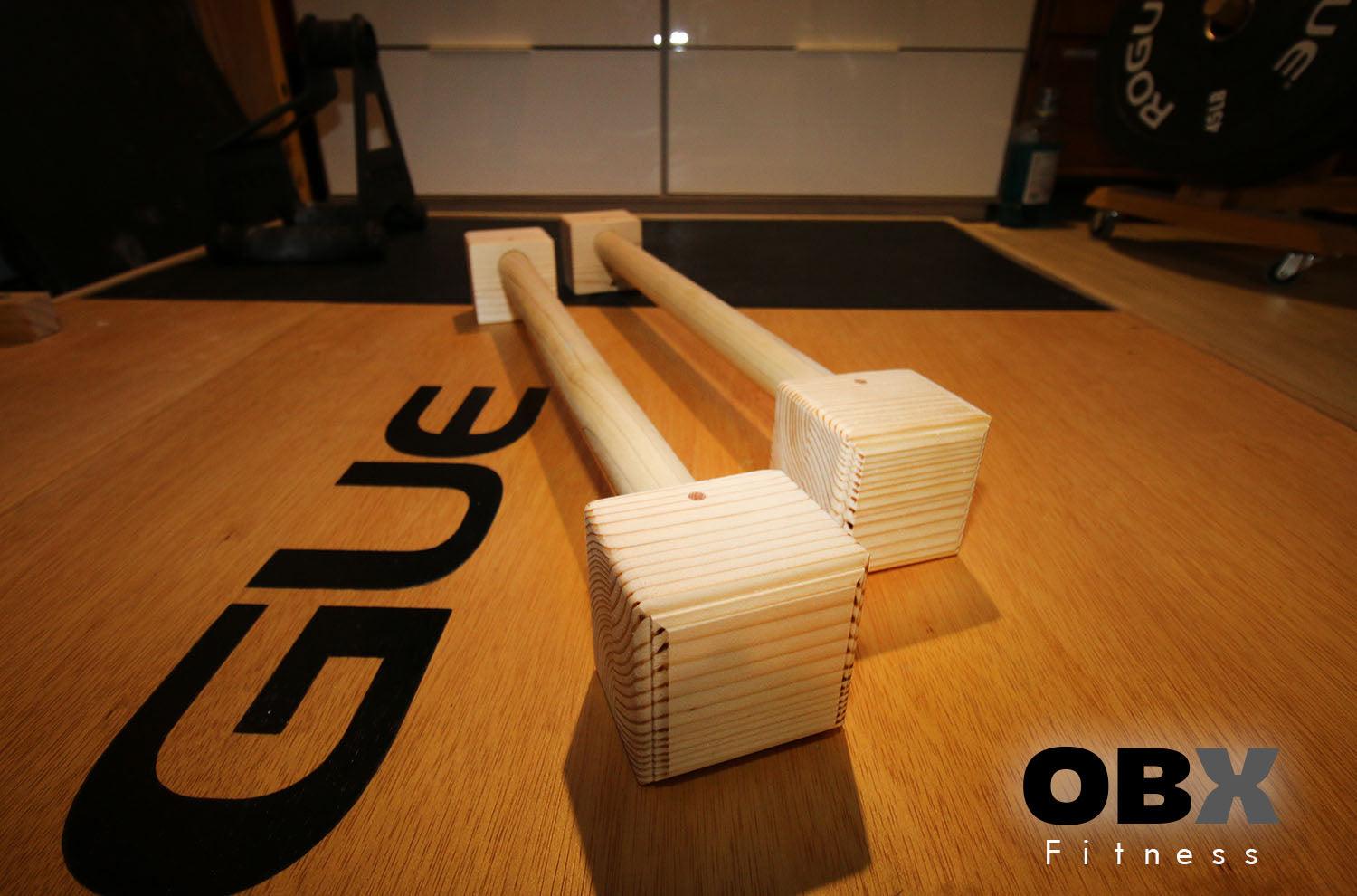 Wooden Parallette Set | OBX Fitness – OmoiBox Visionary Creations